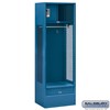 24" Wide Open Access Metal Locker - 6 Feet High - 18 Inches Deep - Blue ...