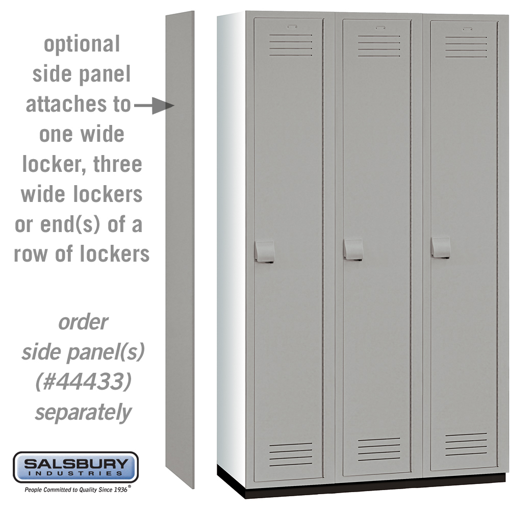 Extra Wide Heavy Duty Plastic Locker - Single Tier - 3 Wide - 6 Feet ...