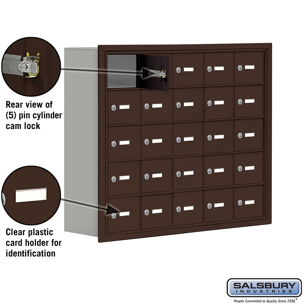 Cell Phone Storage Locker - 5 Door High Unit (8 Inch Deep Compartments ...
