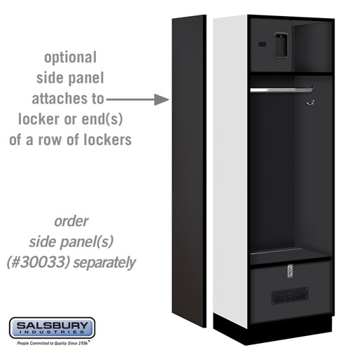 24" Wide Designer Wood Open Access Locker - 6 Feet High - 18 Inches ...