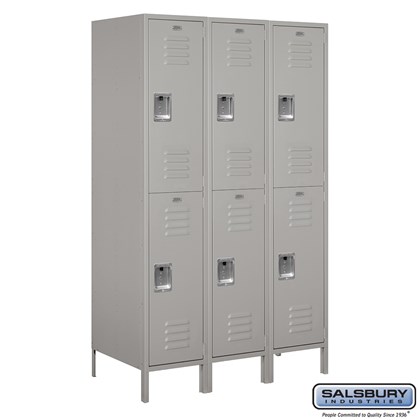 18" Wide Double Tier Standard Metal Lockers | Lockers.com