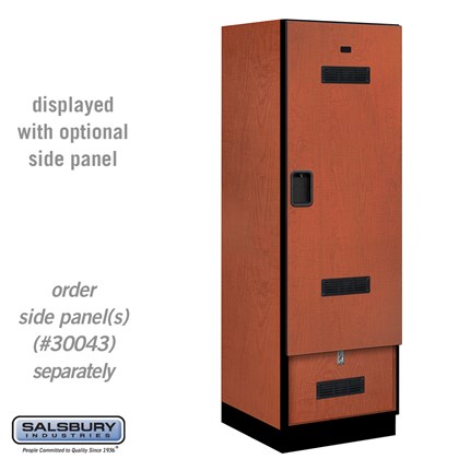 24" Wide Designer Open Access Wood Gear Lockers | Lockers.com