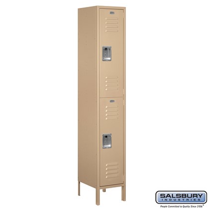 15" Wide Double Tier Standard Metal Lockers | Lockers.com