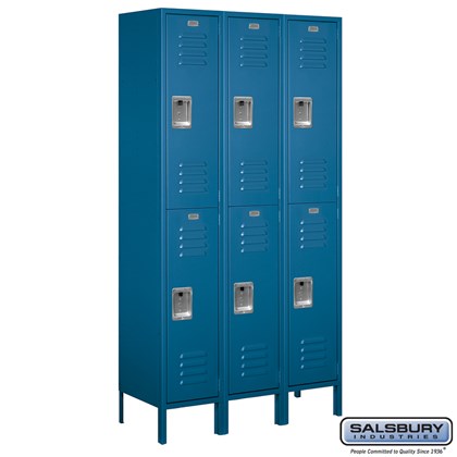 15" Wide Double Tier Standard Metal Lockers | Lockers.com