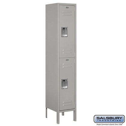 12" Wide Double Tier Standard Metal Lockers | Lockers.com
