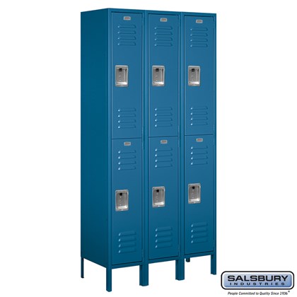 12" Wide Double Tier Standard Metal Lockers | Lockers.com