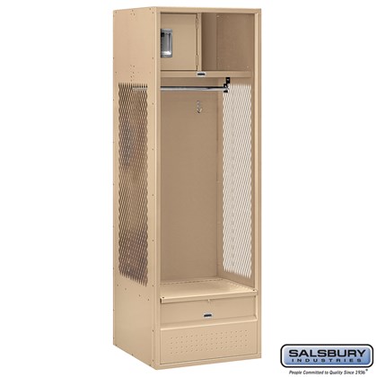 24" Wide Open Access and Gear Standard Metal Lockers | Lockers.com