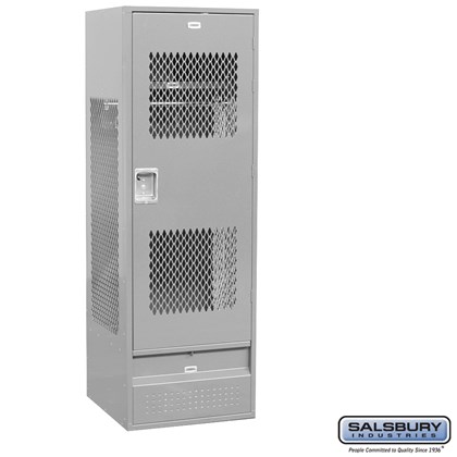 24" Wide Vented Open Access and Gear Metal Lockers | Lockers.com