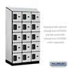Designer Wood Locker Five Tier Box Style 3 Wide 5 Feet High 21 Inches ...