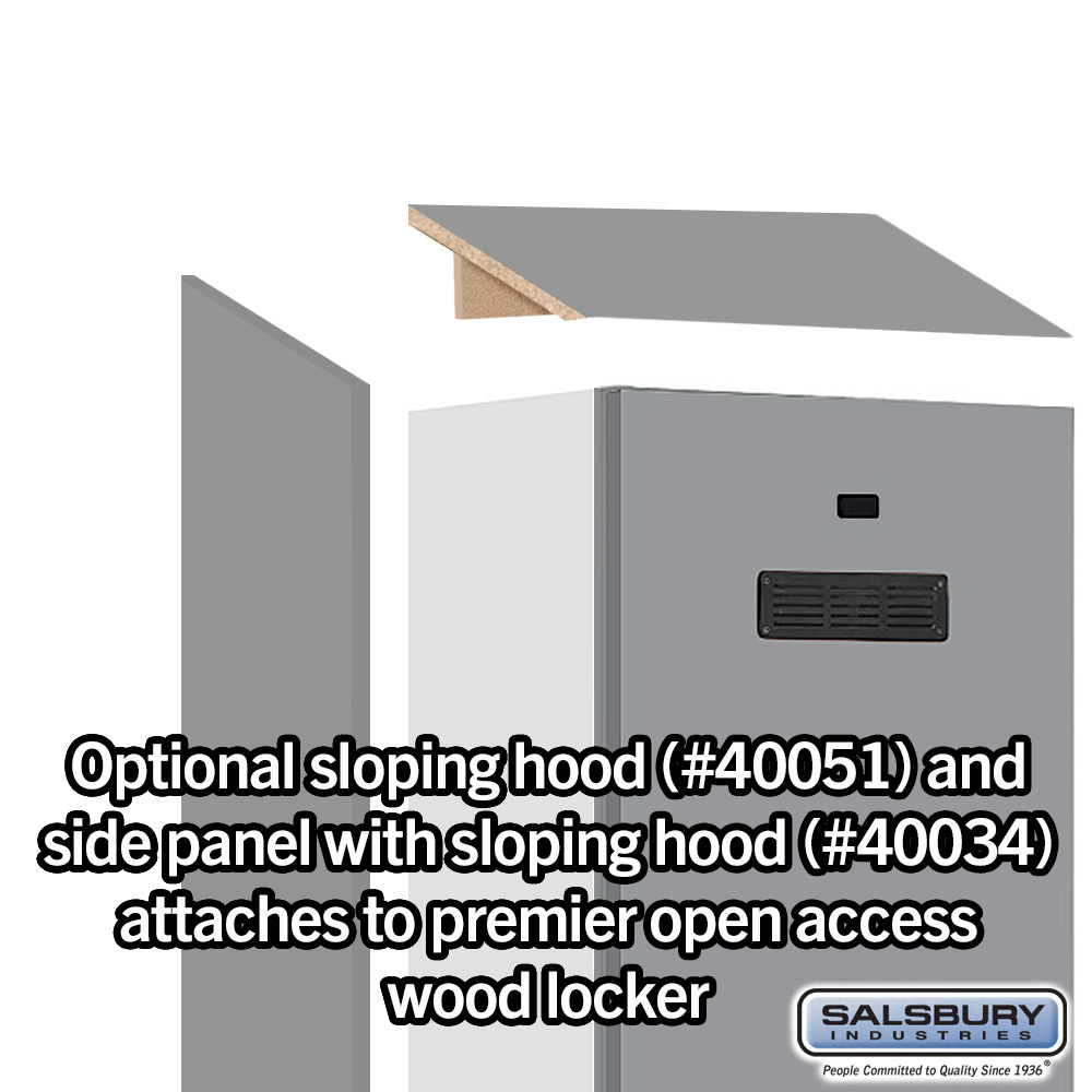 24" Wide Premier Wood Gear Locker - 6 Feet High - 18 Inches Deep ...