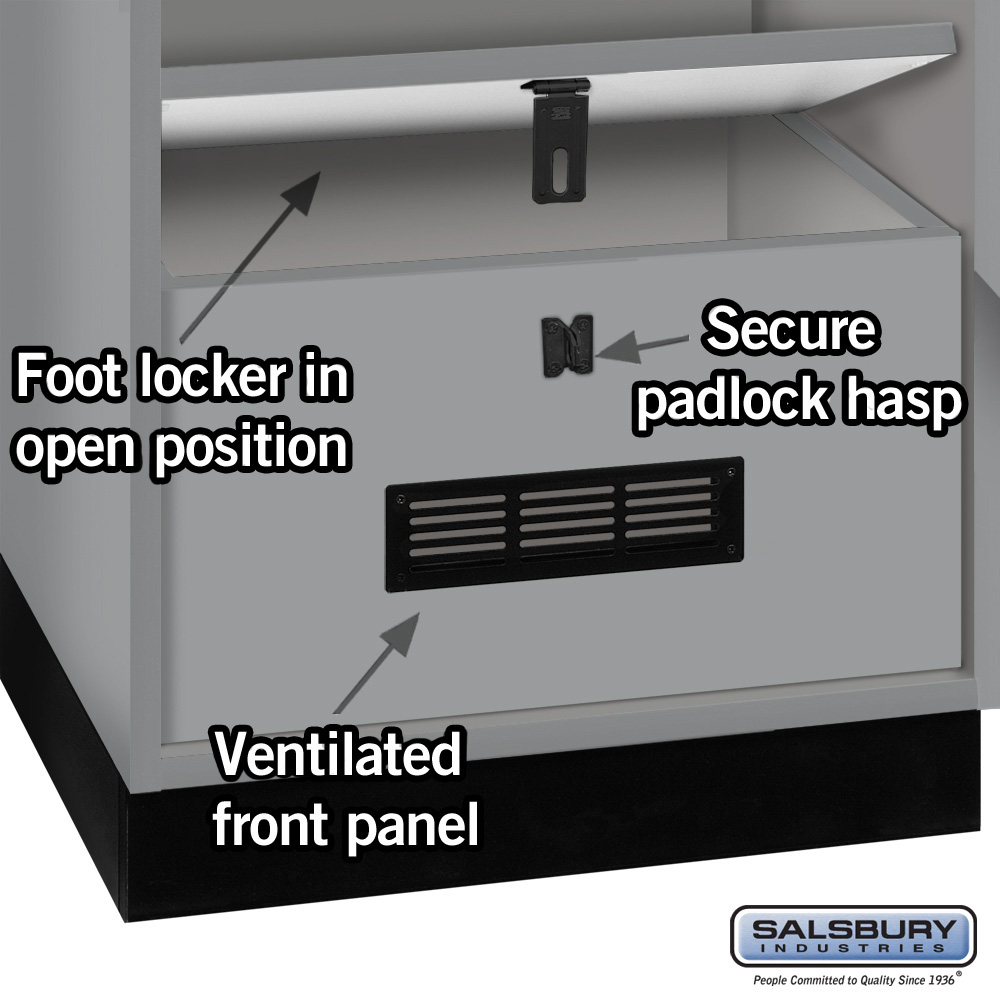 24" Wide Premier Wood Gear Locker - 6 Feet High - 18 Inches Deep ...