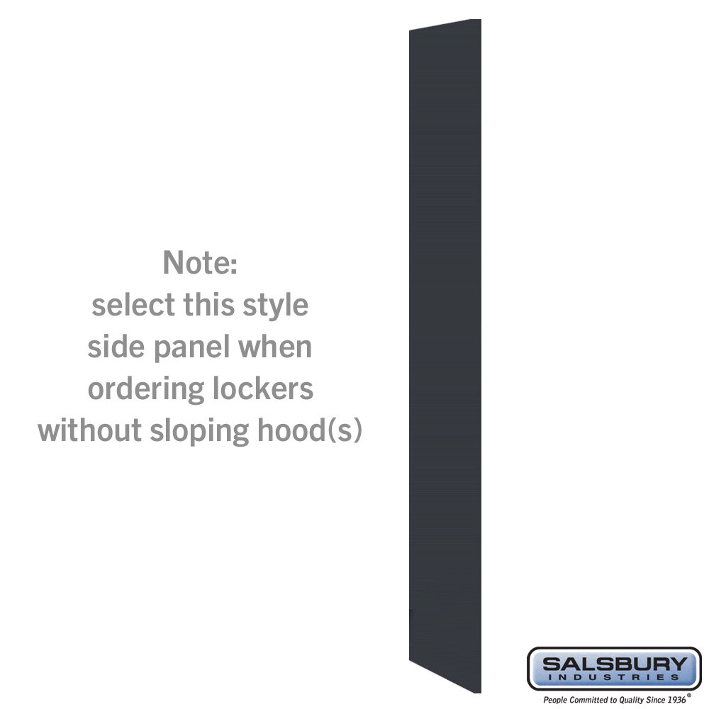 Side Panel - for 18 Inch Deep Premier Wood Locker - without Sloping ...