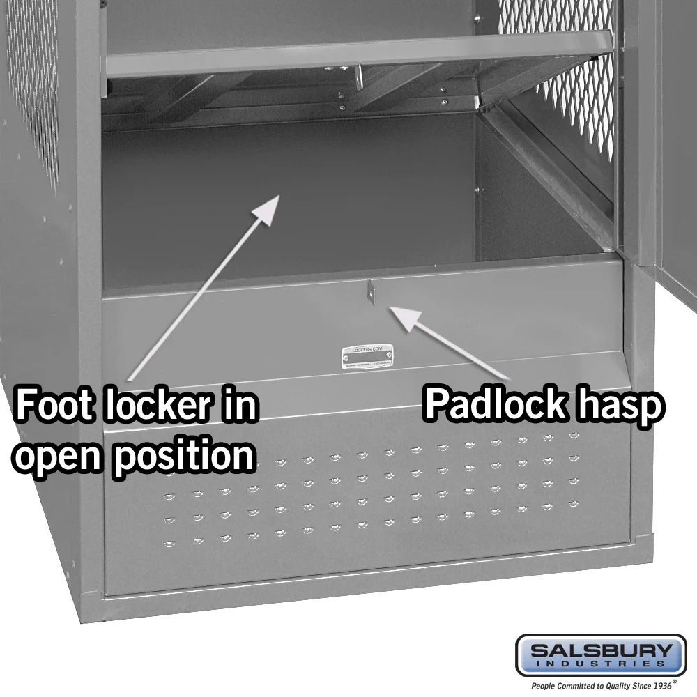24" Wide Standard Gear Metal Locker - 6 Feet High - 18 Inches Deep ...