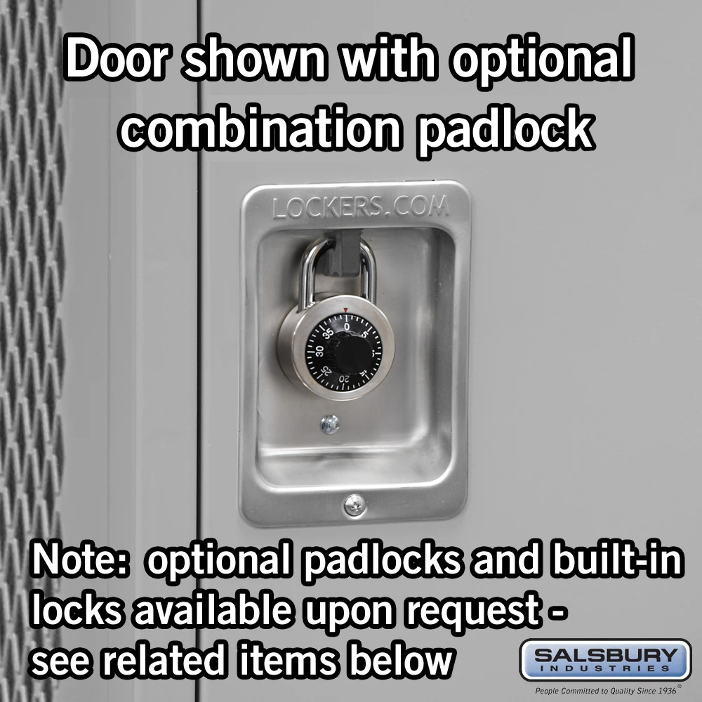 24" Wide Standard Gear Metal Locker - 6 Feet High - 18 Inches Deep ...