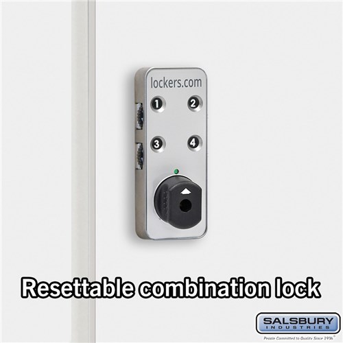 15" Wide Premier Wood Locker-Four Tier-1 Wide-6 Feet High-24" Deep ...