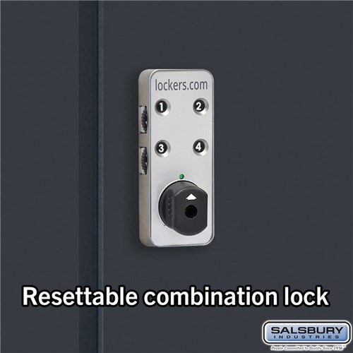 15" Wide Premier Wood Locker-Double Tier-3 Wide-6 Feet High-24" Deep ...