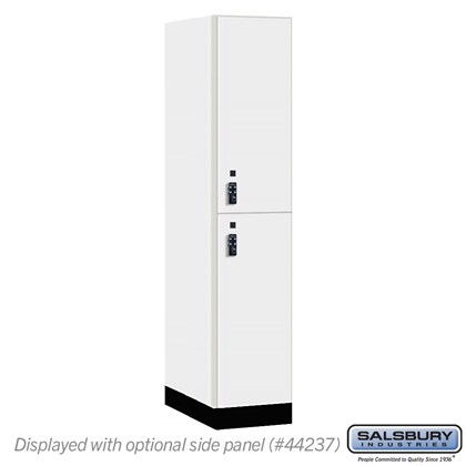 Employee 15" Wide Double Tier Premier Wood Lockers | Lockers.com