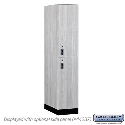 Employee 15" Wide Double Tier Premier Wood Lockers | Lockers.com