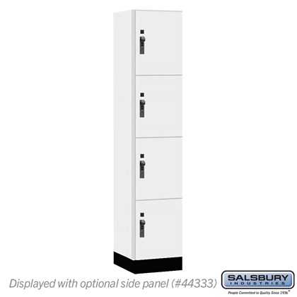 15" Wide Four Tier Premier Wood Lockers | Lockers.com
