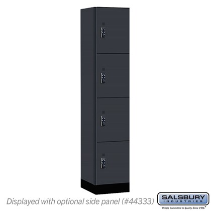15" Wide Four Tier Premier Wood Lockers | Lockers.com