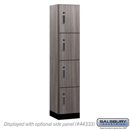 15" Wide Four Tier Premier Wood Lockers | Lockers.com