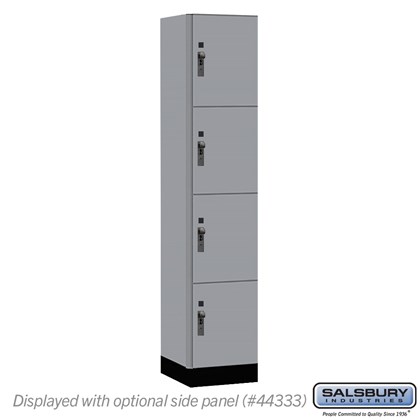 15" Wide Four Tier Premier Wood Lockers | Lockers.com
