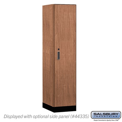 18" Wide Single Tier Premier Wood Lockers | Lockers.com