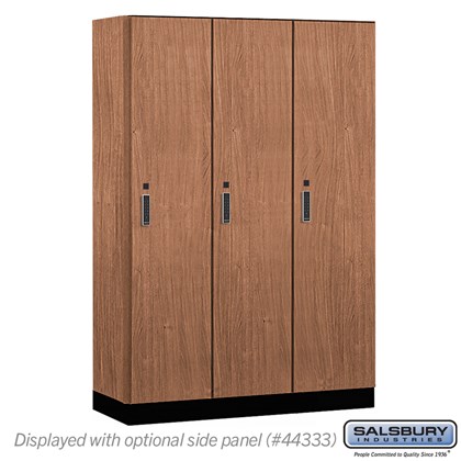 18" Wide Single Tier Premier Wood Lockers | Lockers.com