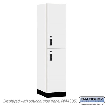 18" Wide Double Tier Premier Wood Lockers | Lockers.com