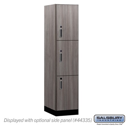 18" Wide Triple Tier Premier Wood Lockers | Lockers.com