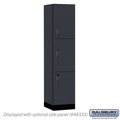 Employee 18" Wide Triple Tier Premier Wood Lockers | Lockers.com