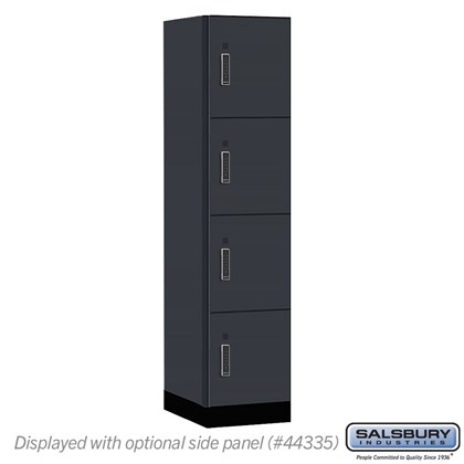 18" Wide Four Tier Premier Wood Lockers | Lockers.com