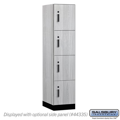 18" Wide Four Tier Premier Wood Lockers | Lockers.com