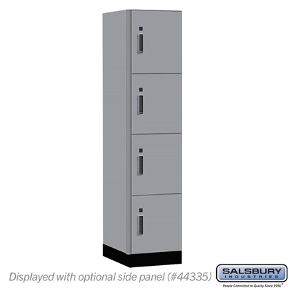 18" Wide Four Tier Premier Wood Lockers | Lockers.com