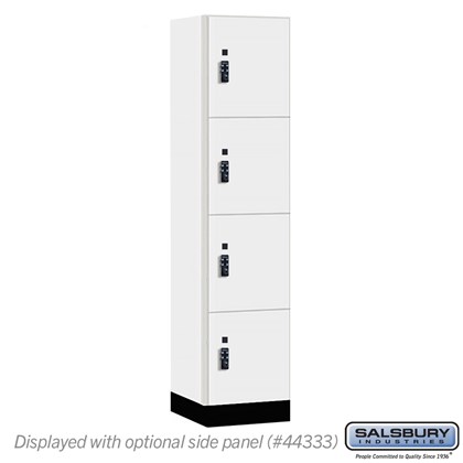 18" Wide Four Tier Premier Wood Lockers | Lockers.com