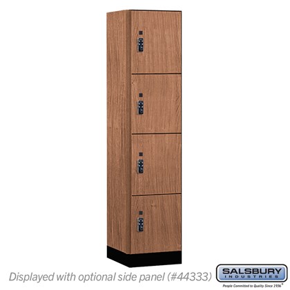 Employee 18" Wide Four Tier Premier Wood Lockers | Lockers.com