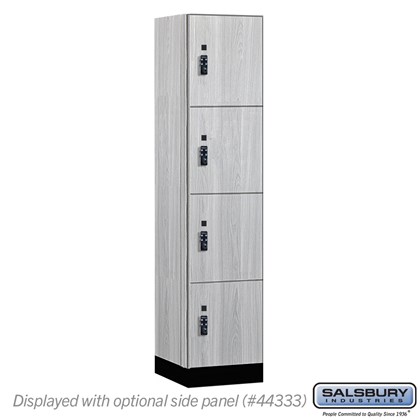 Employee 18" Wide Four Tier Premier Wood Lockers | Lockers.com
