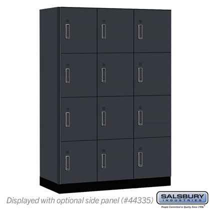 18" Wide Four Tier Premier Wood Lockers | Lockers.com