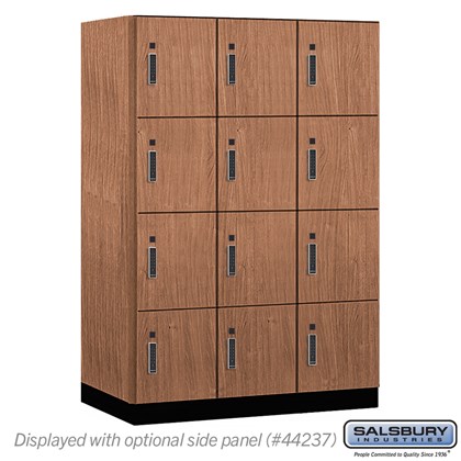 Employee 18" Wide Four Tier Premier Wood Lockers | Lockers.com
