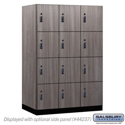 Health and Fitness Club 18" Wide Four Tier Premier Wood Lockers ...